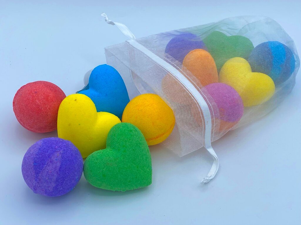 BASICS GIRLS Surprise Kids Bath Bomb Bag with Surprise Toys Inside - 6