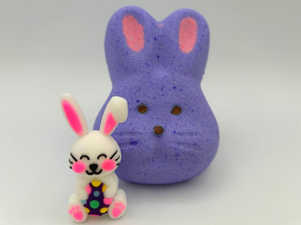 Bunny Head Bath Bomb (Purple with Toy Bunny Inside)
