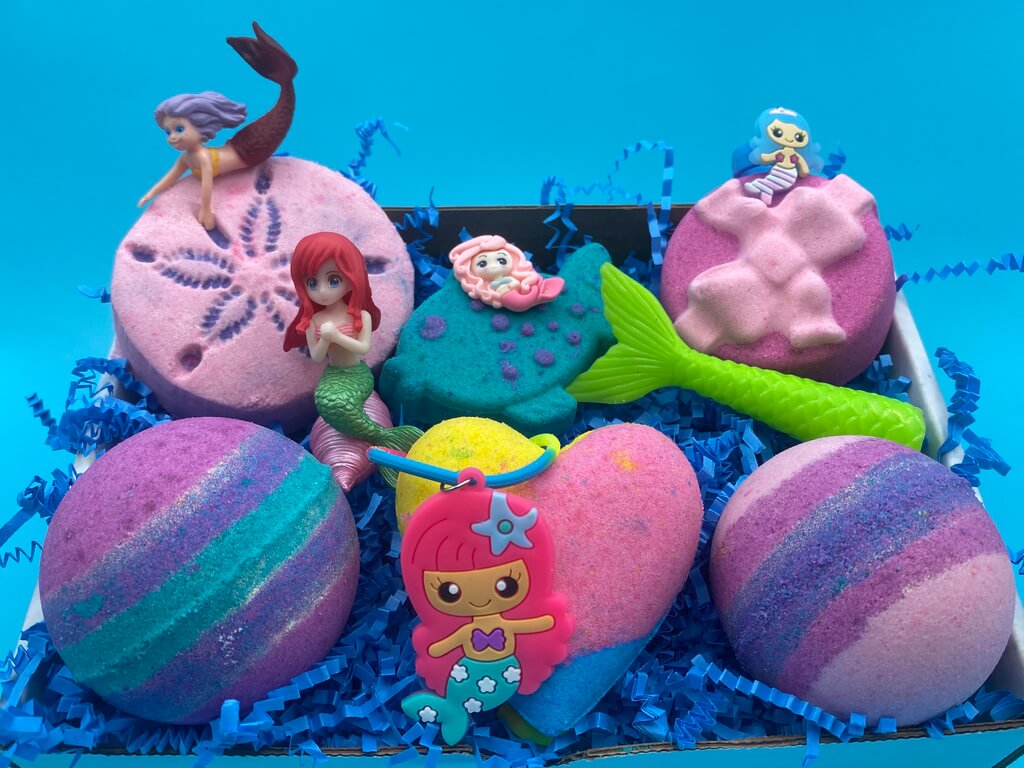 MERMAIDS Kids Bath Bomb Collection – 6 ct