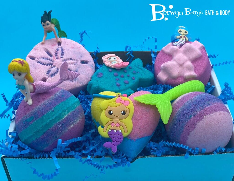 Princess and Mermaid Kids Bath Bombs