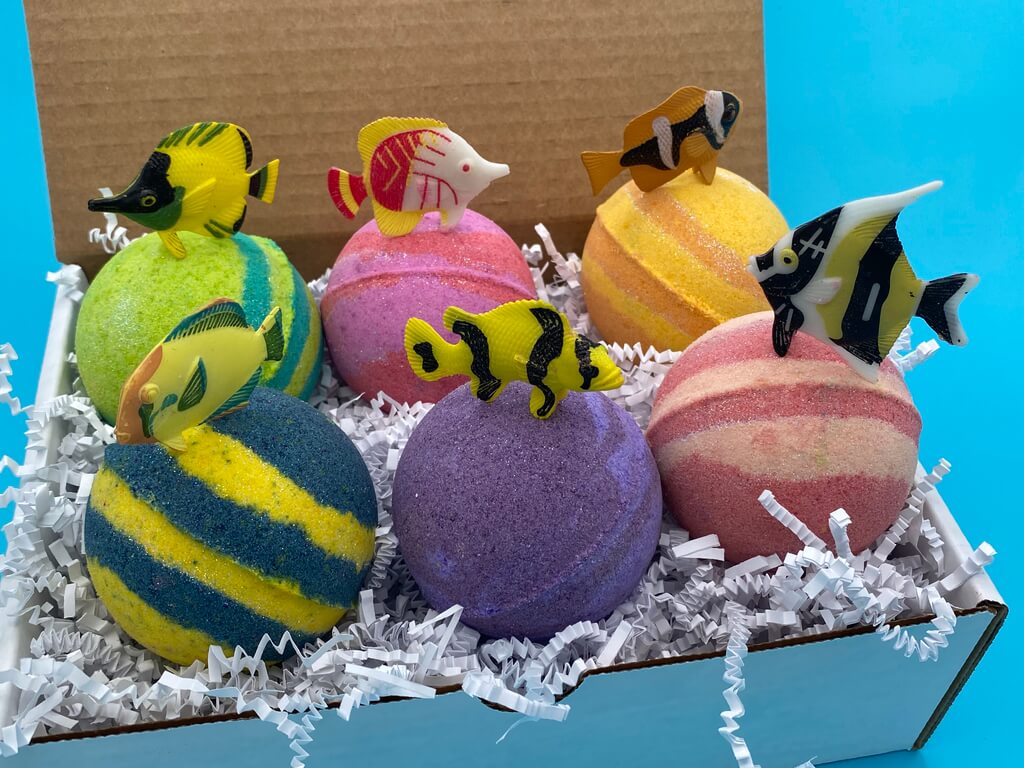 Theme Boxes for Kids Bath Bombs